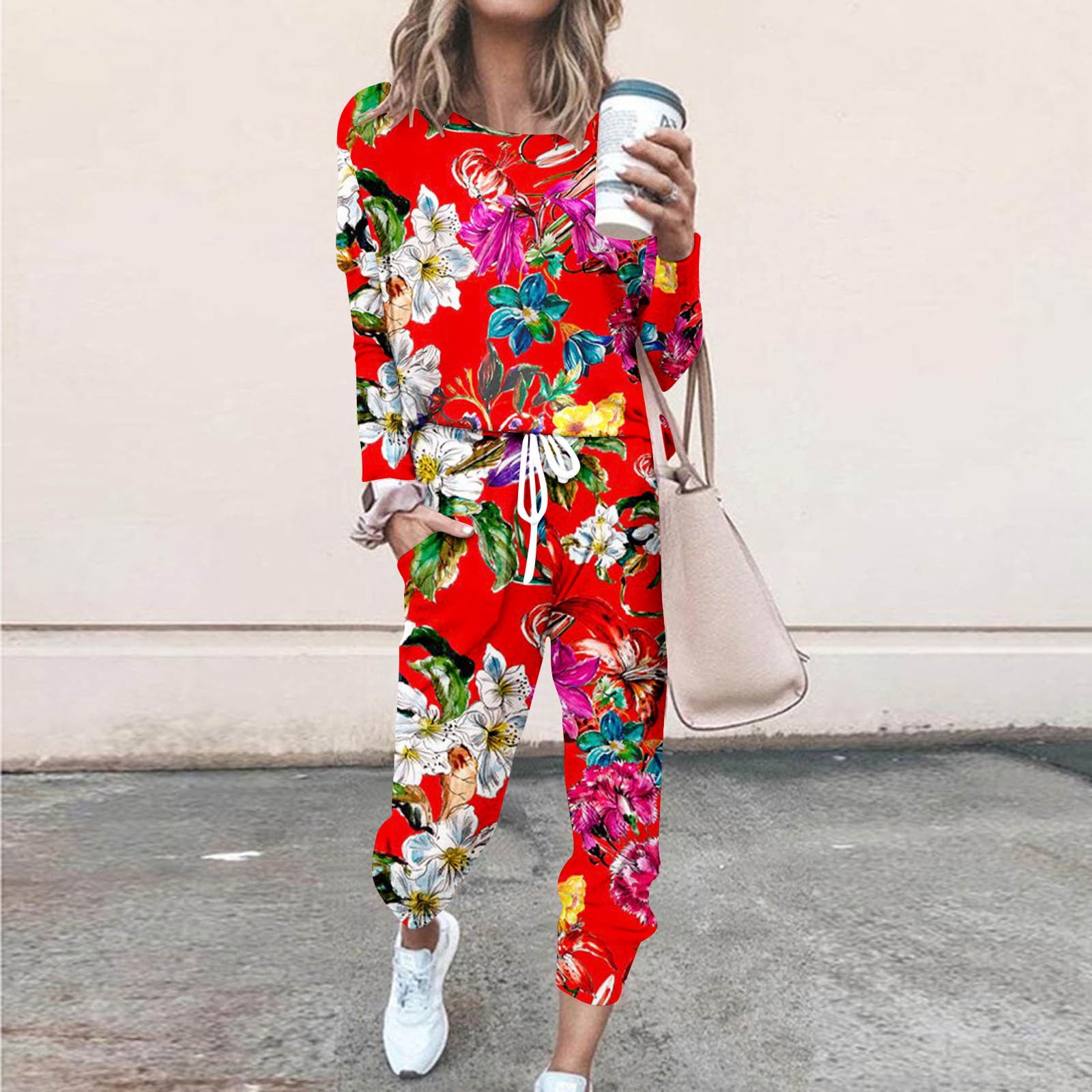 Herrnalise Women's Chinese Traditional Northeast Floral Gown Two Piece ...