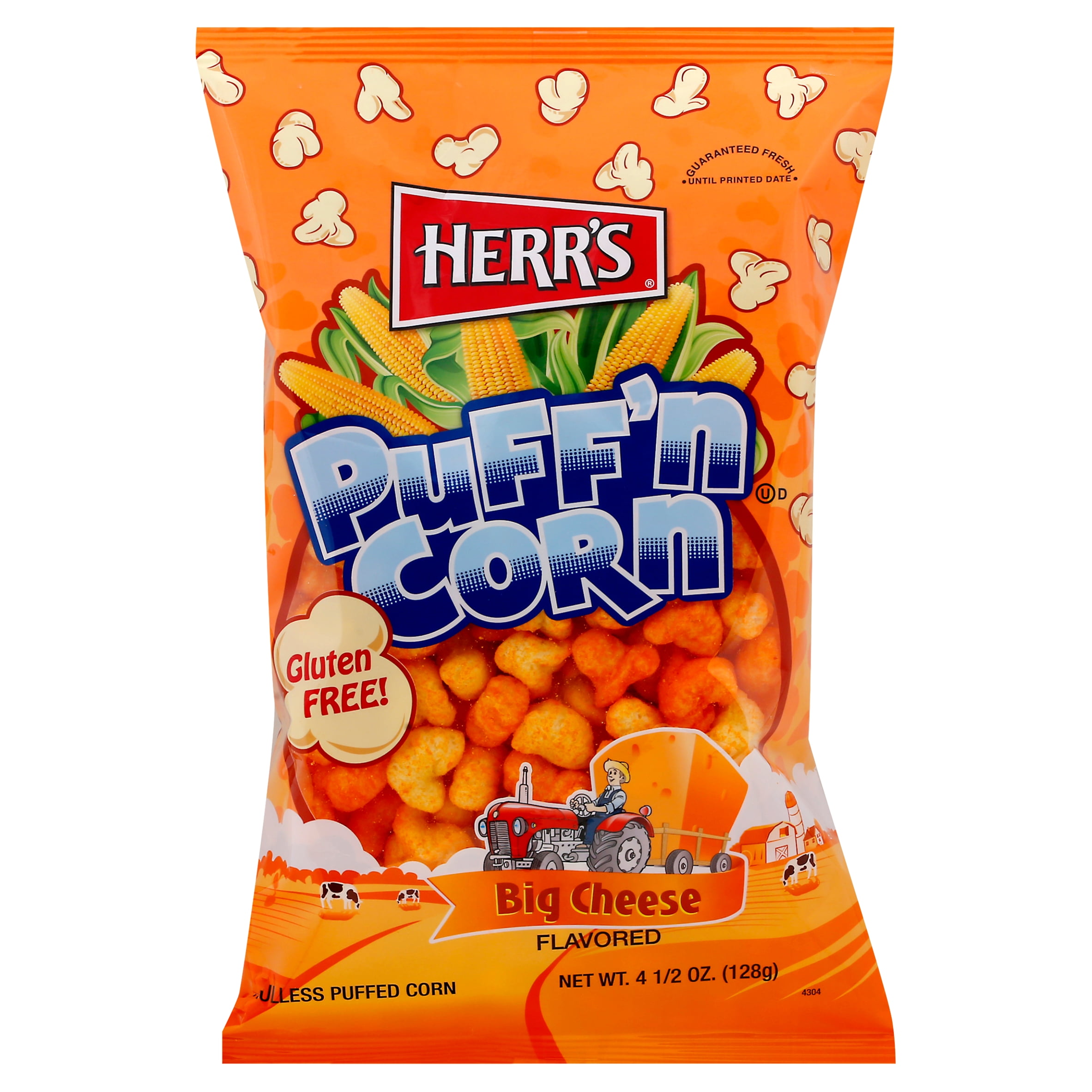 Herrs Cheese Hulless Puf Corn - Walmart.com