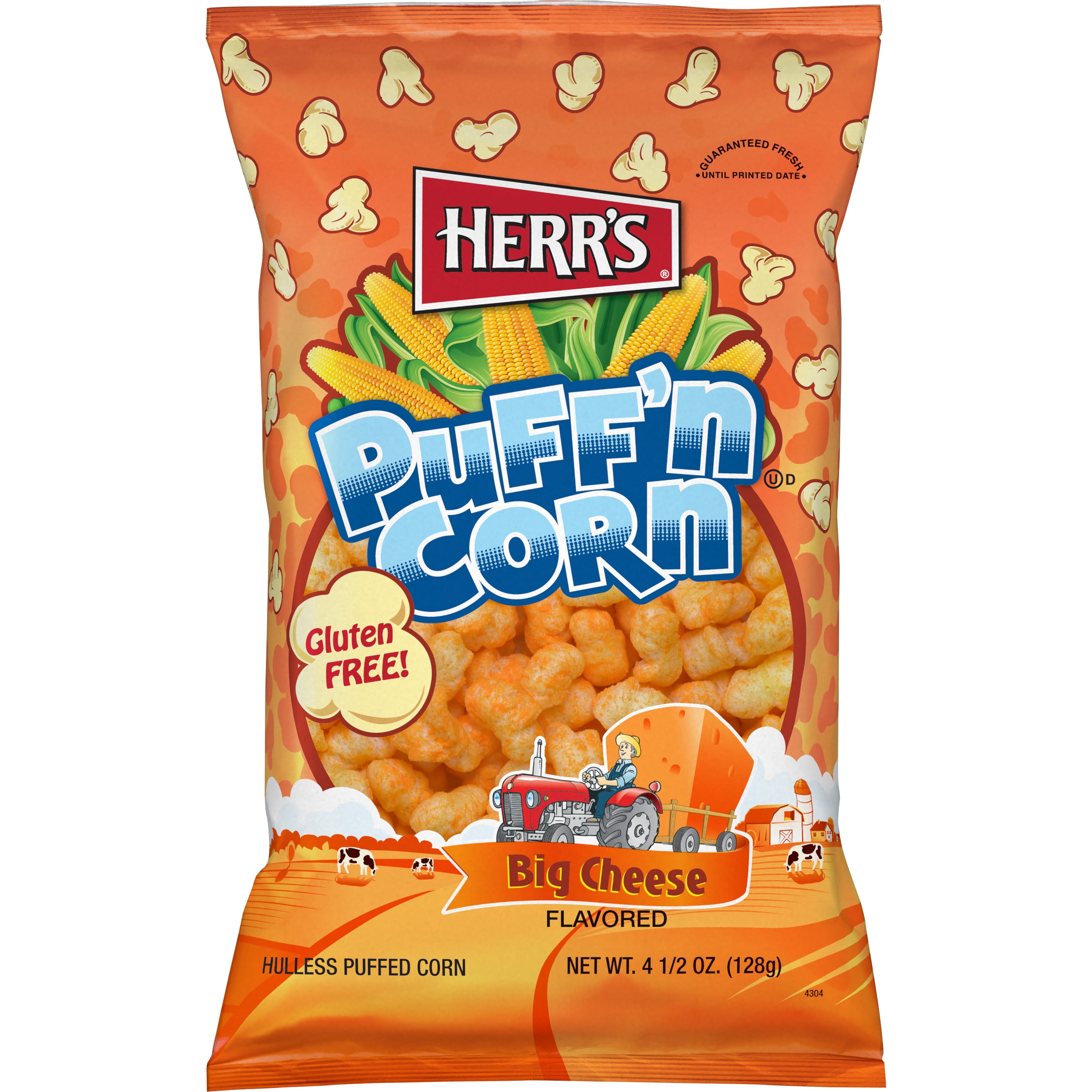 Herrs Cheese Hulless Puf Corn - Walmart.com
