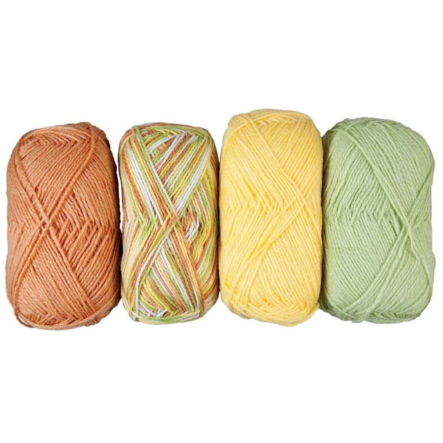Herrschners® Acrylic 2-Ply Baby Yarn Pack, Color-Coordinated for ...