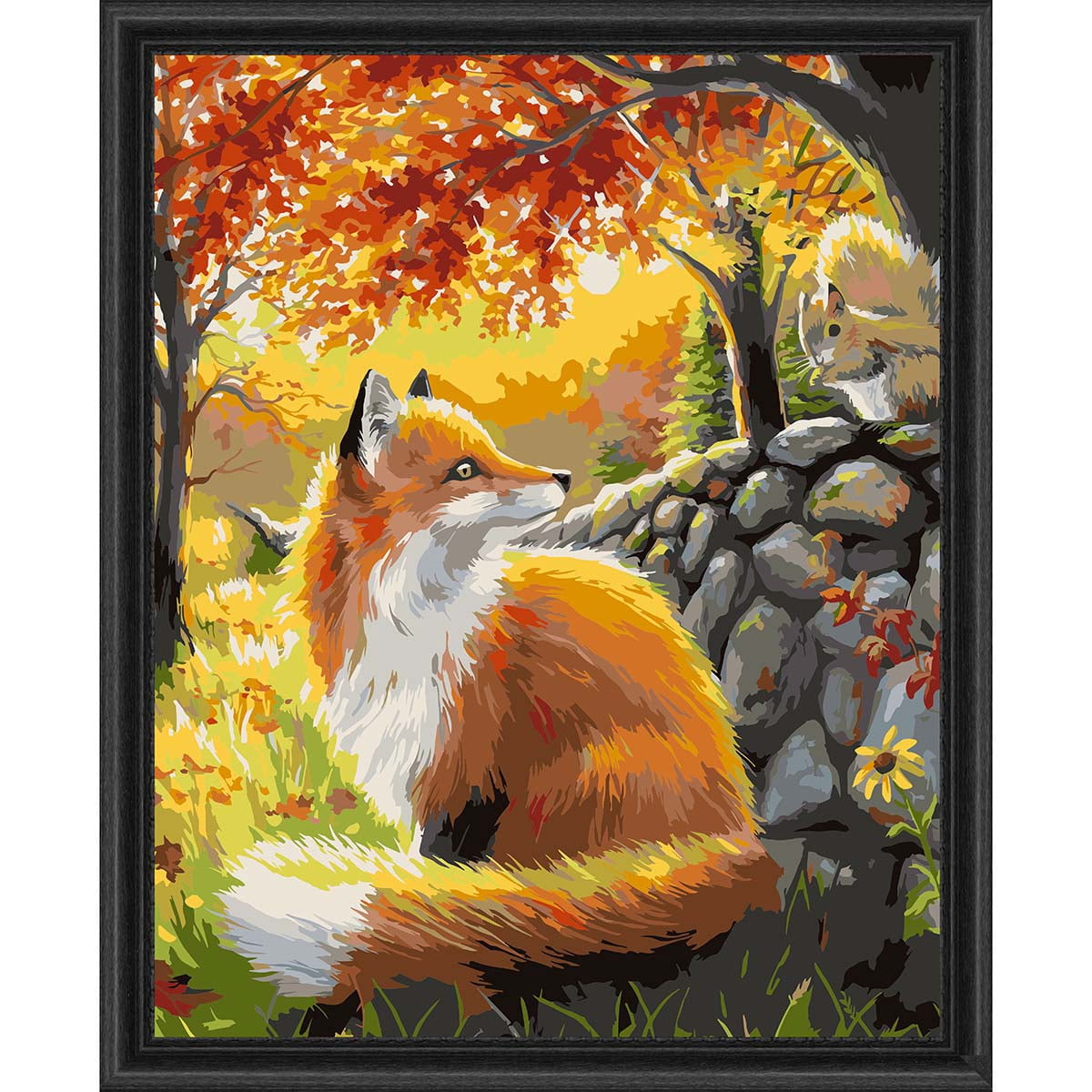 Herrschners® A Friend for Little Fox Paint by Number Kit - Walmart.com