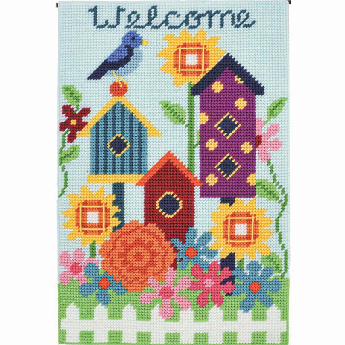 Herrschners® Bright & Bold Porch Flag - June Plastic Canvas - Walmart.com
