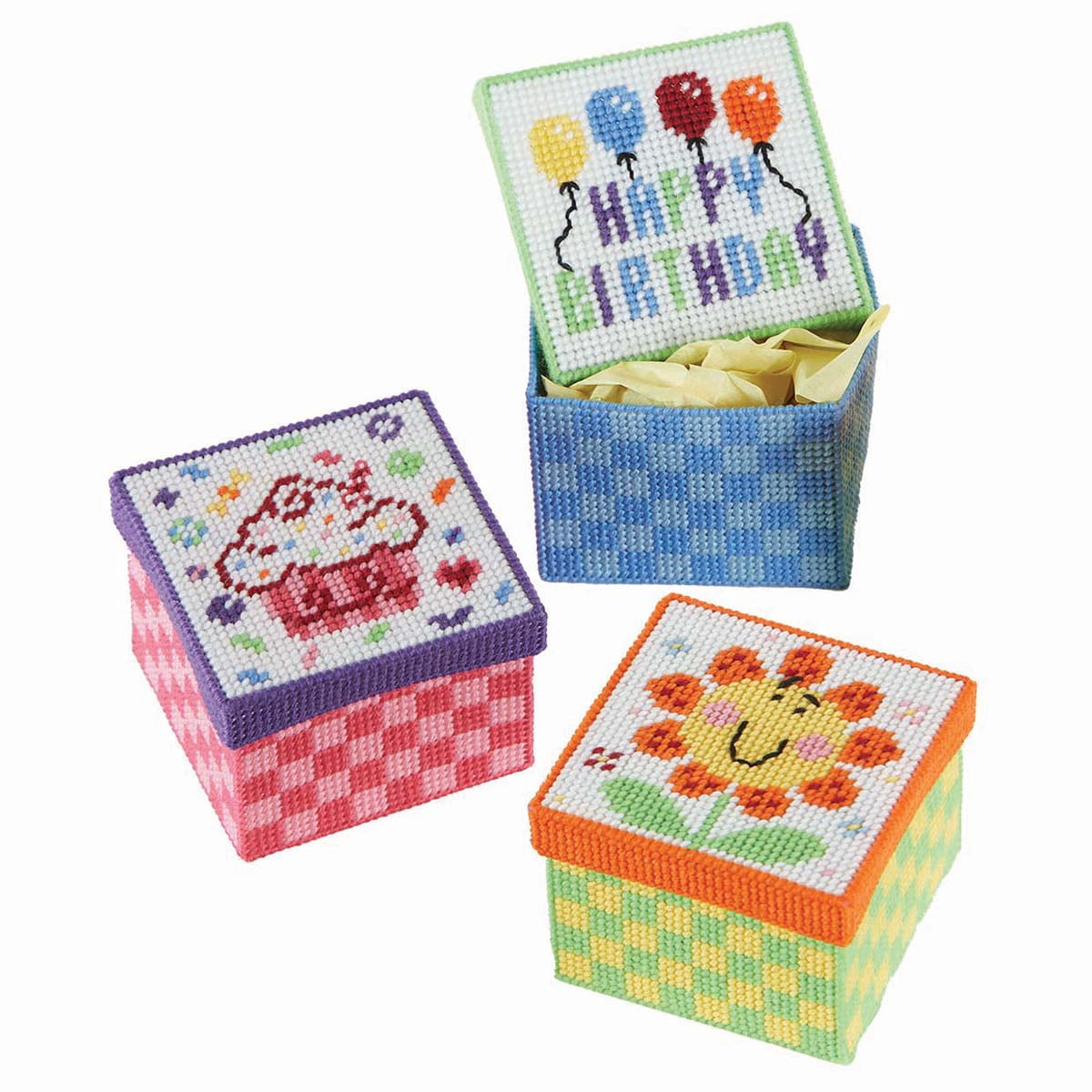 Herrschners® Celebration Gift Boxes Plastic Canvas Kit - Walmart.com