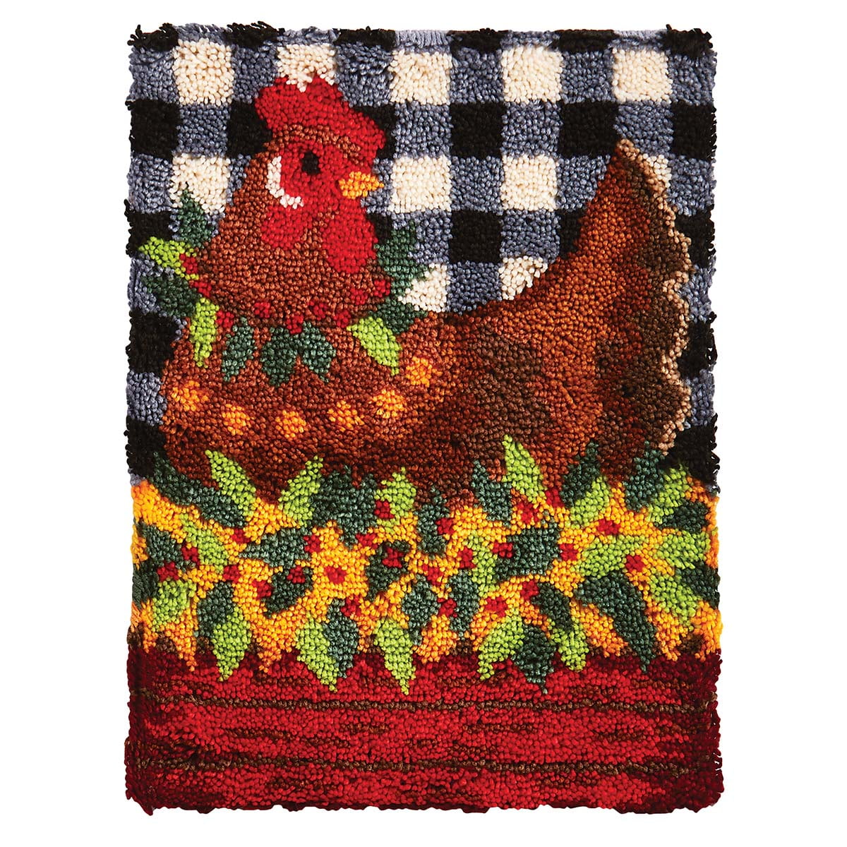 Herrschners® Christmas Hen Latch Hook Kit - Walmart.com