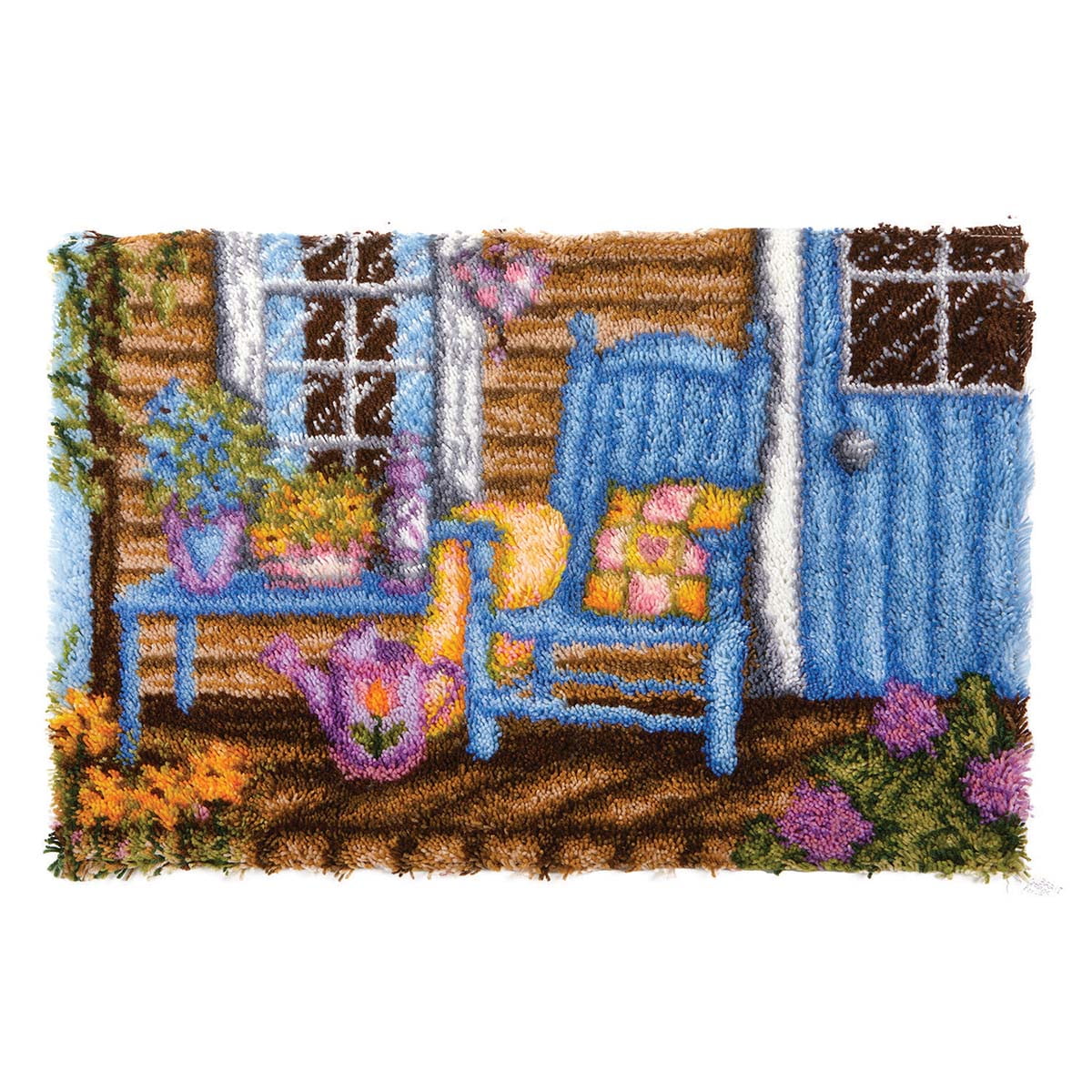 Herrschners® Cottage Porch Latch Hook Kit - Walmart.com