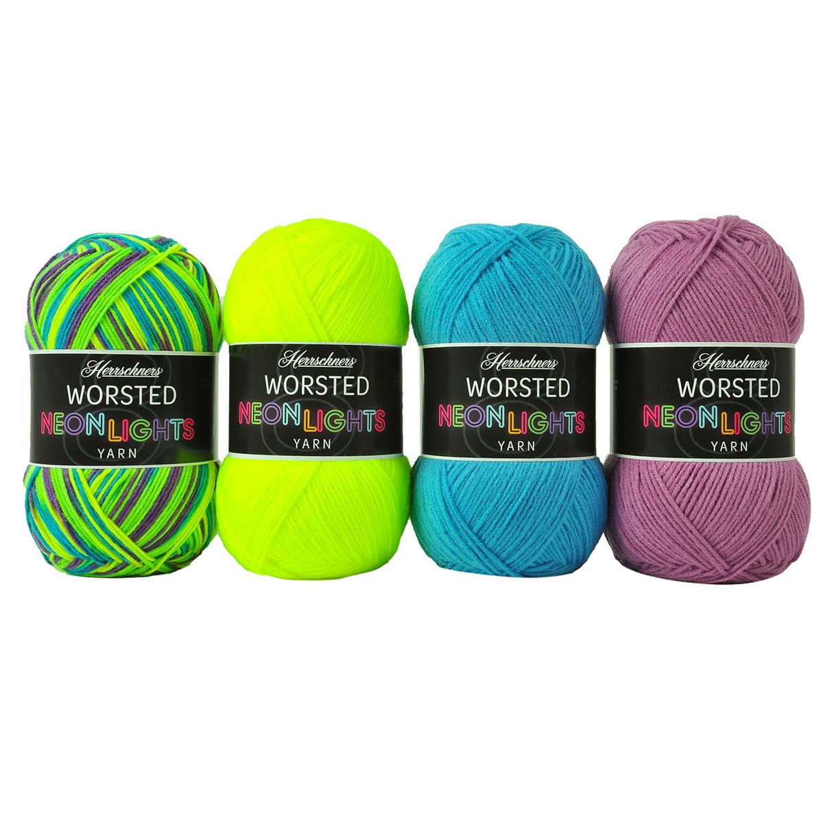 Herrschners® Worsted 8 Neon Lights Yarn Pack - Walmart.com