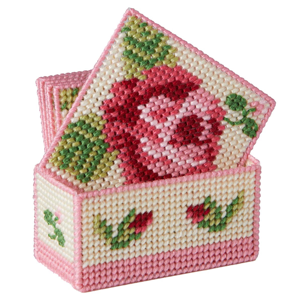 Herrschners® Elegant Rose Coasters Plastic Canvas Kit - Walmart.com