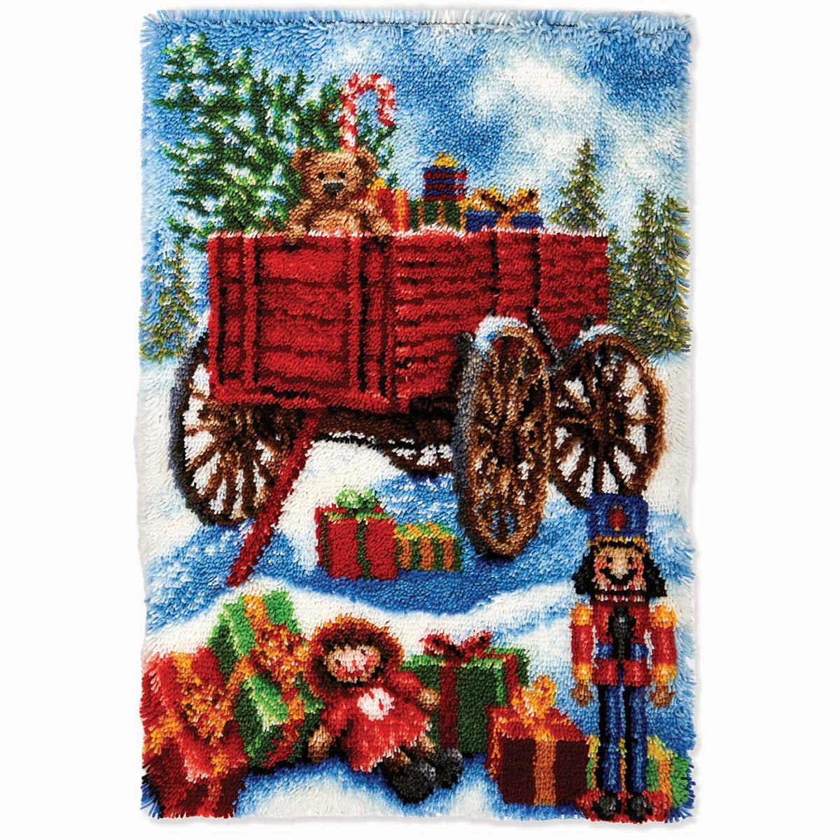 Herrschners® Holiday Haul Latch Hook Kit - Walmart.com