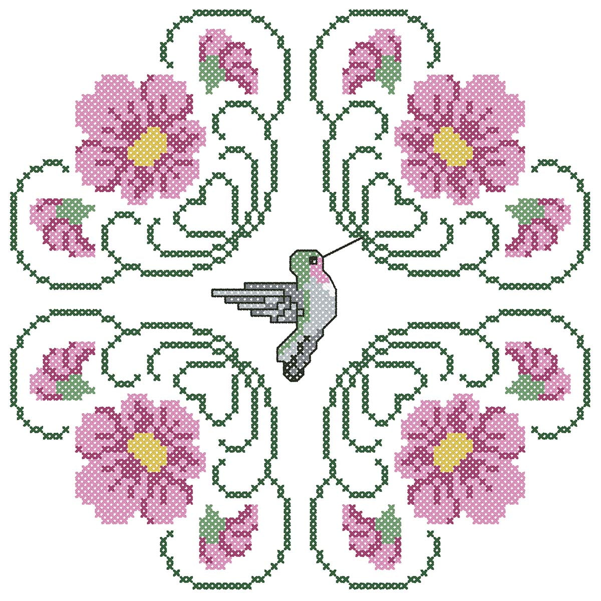 Herrschners® Hummingbird Harmony Quilt Blocks Thread Kit - Walmart.com