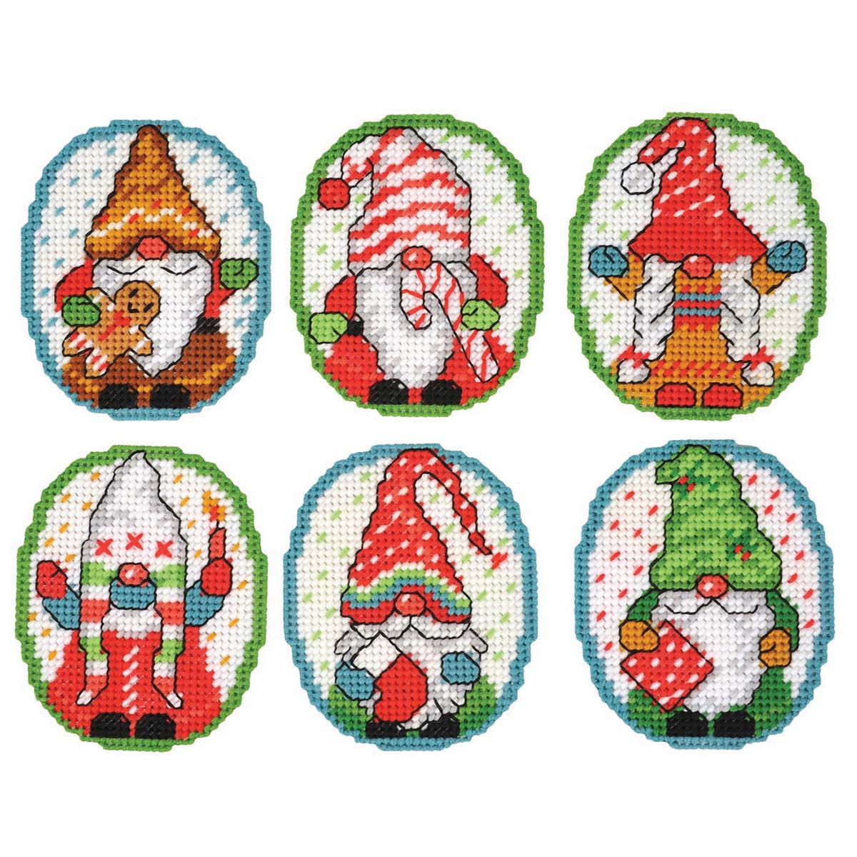 Herrschners® Merry Gnomes Ornaments Plastic Canvas Kit - Walmart.com