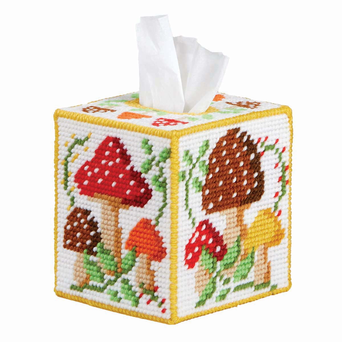Herrschners® Mushroom Tissue Box Plastic Canvas Kit - Walmart.com