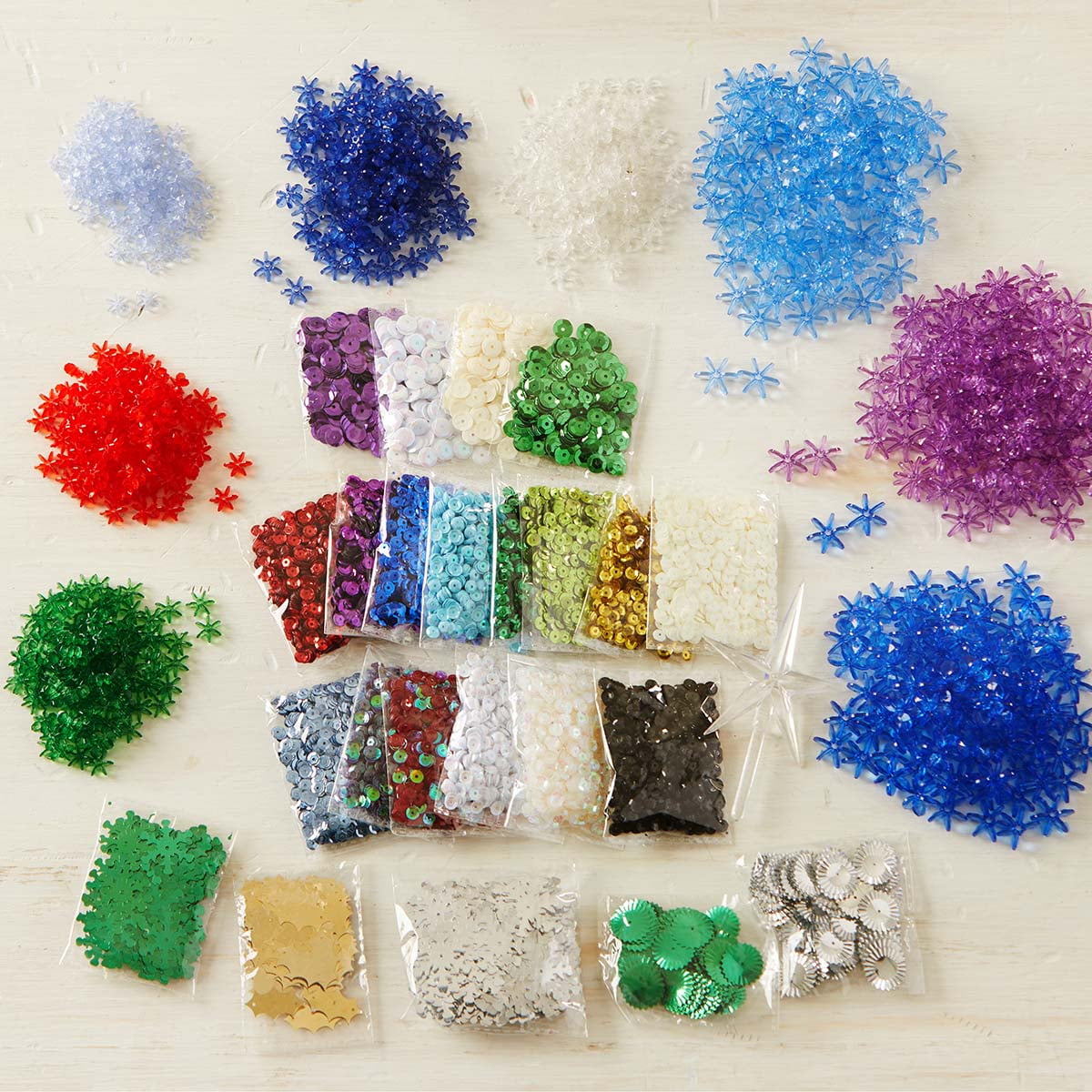 Herrschners® One Pound Sequin & Spangles Assortment Beads - Walmart.com
