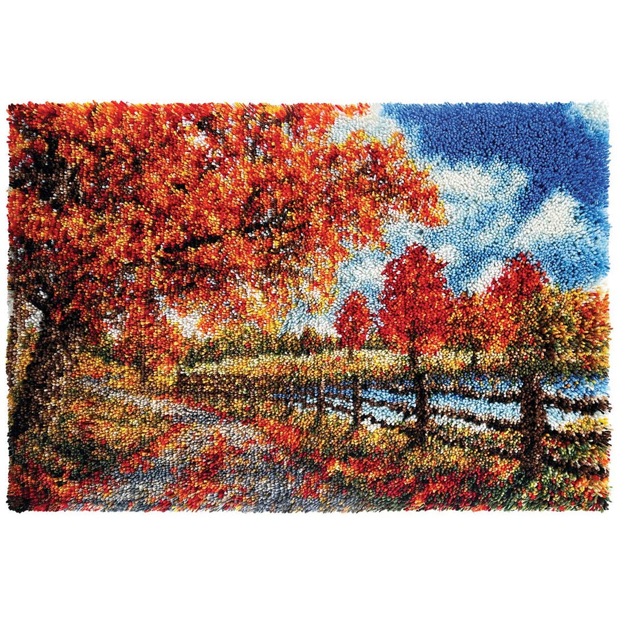 Herrschners® Pathway to Fall Latch Hook Kit - Walmart.com