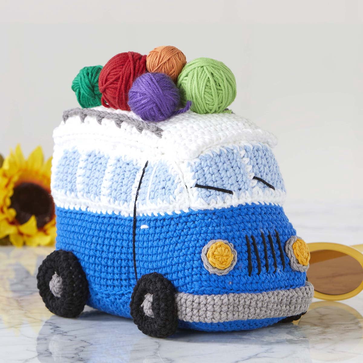 Herrschners® Retro Vibes Van Crochet Kit - Walmart.com