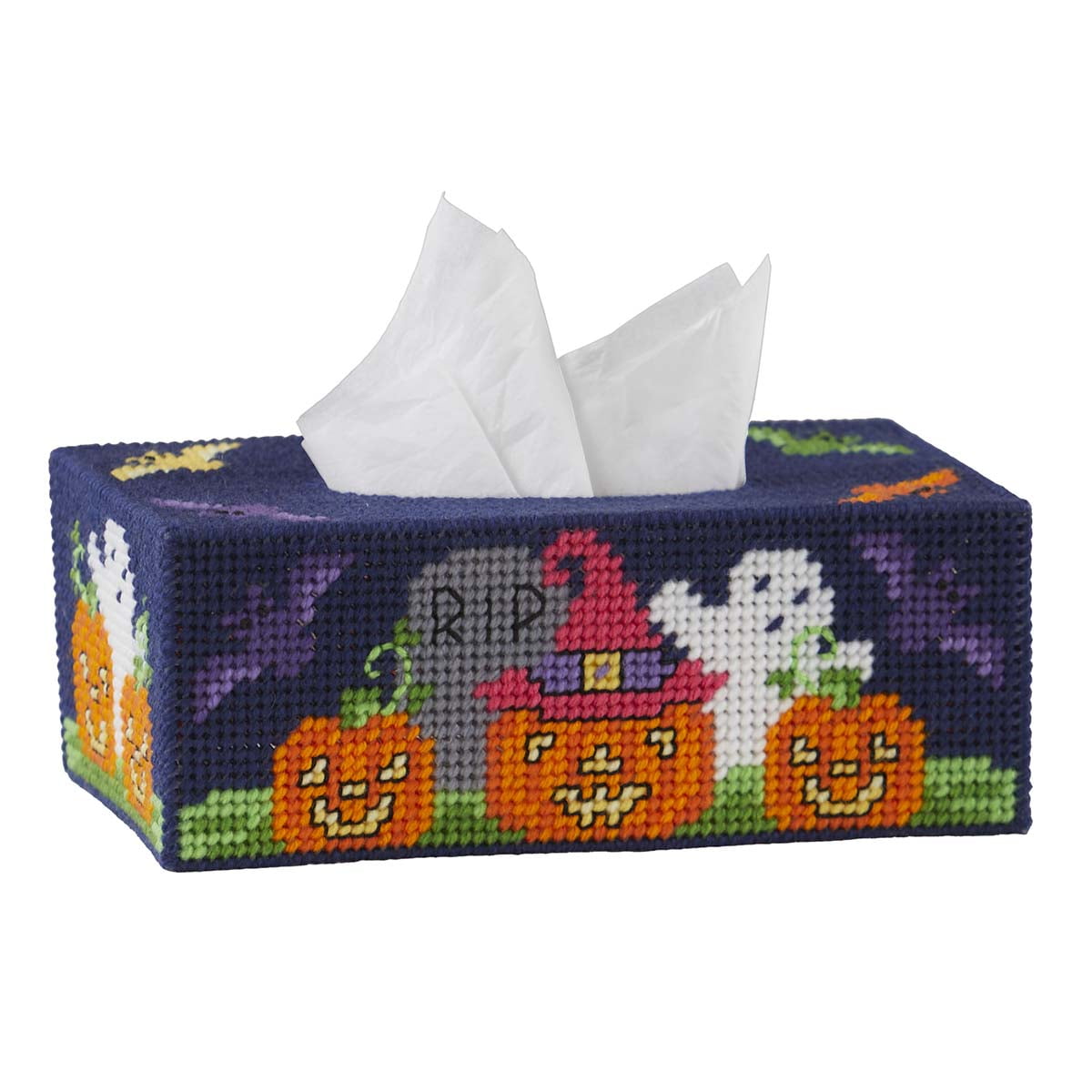 Herrschners® Spooky Pals Tissue Box Plastic Canvas Kit - Walmart.com