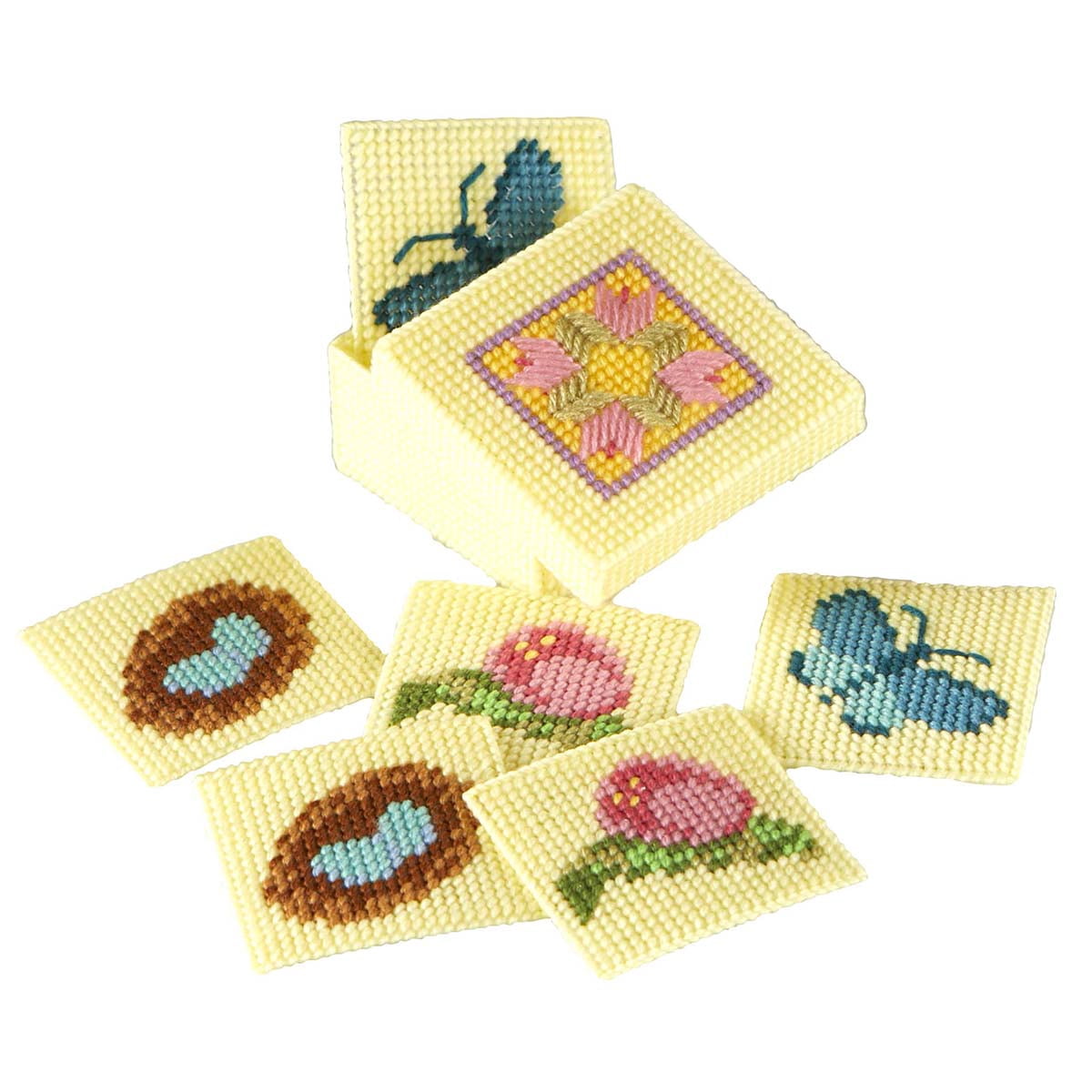 Herrschners® Spring Welcome Coasters Plastic Canvas Kit - Walmart.com