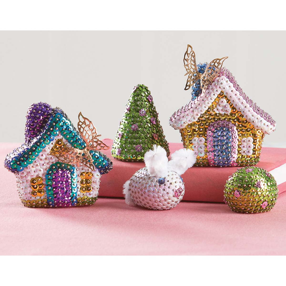 Herrschners® Springtime Village Sit Set Sequin Kit - Walmart.com