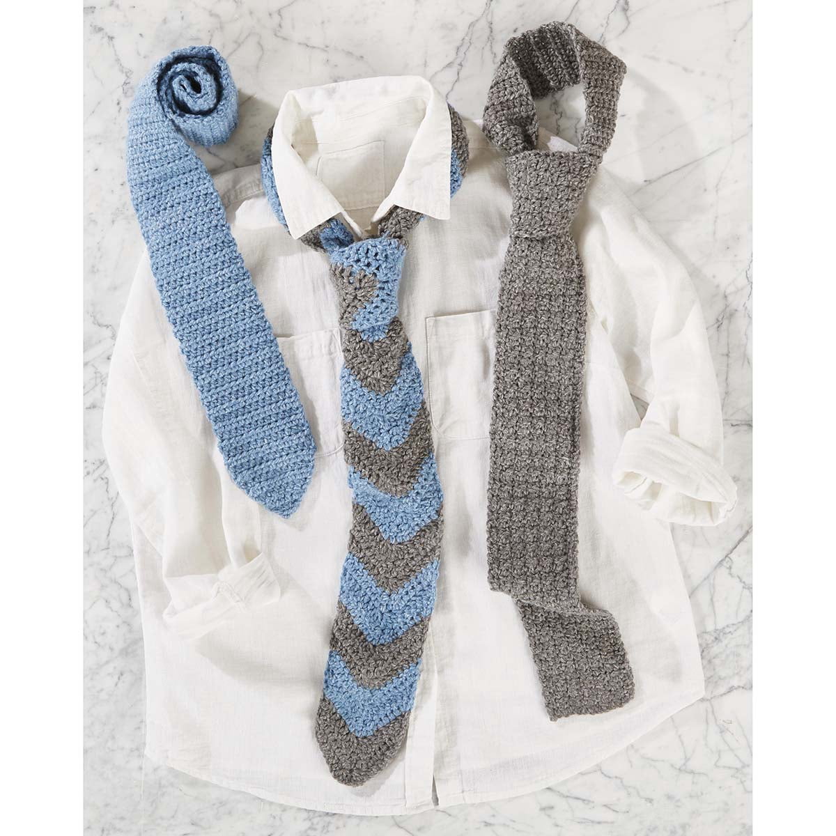 Herrschners® Textured Ties Crochet Kit - Walmart.com