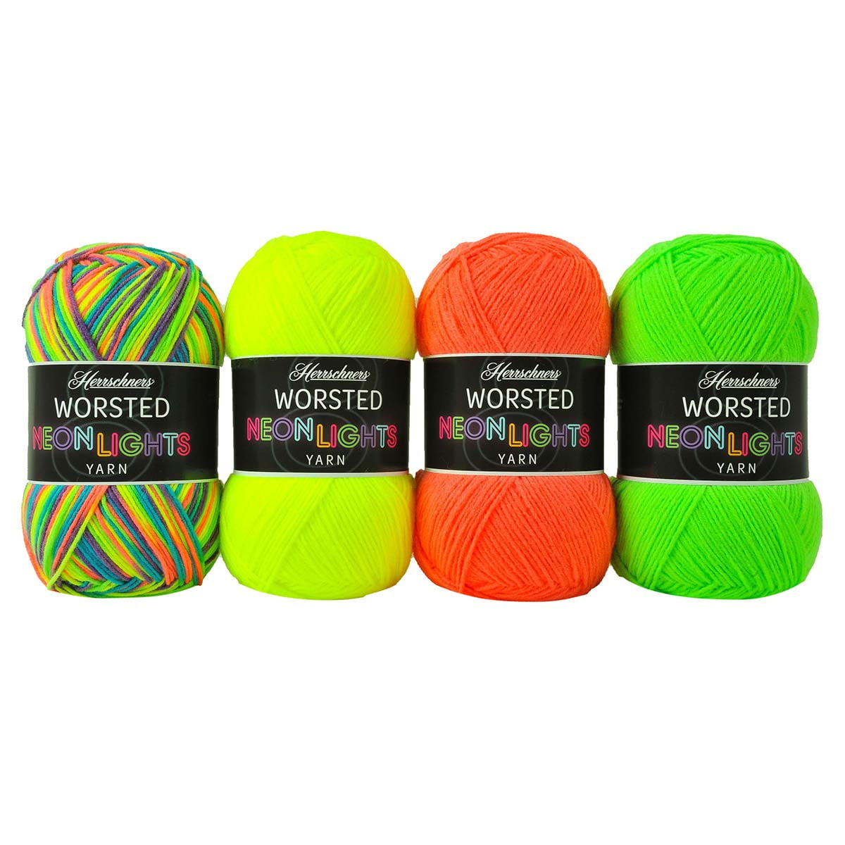 Herrschners® Worsted 8 Neon Lights Yarn Pack - Walmart.com