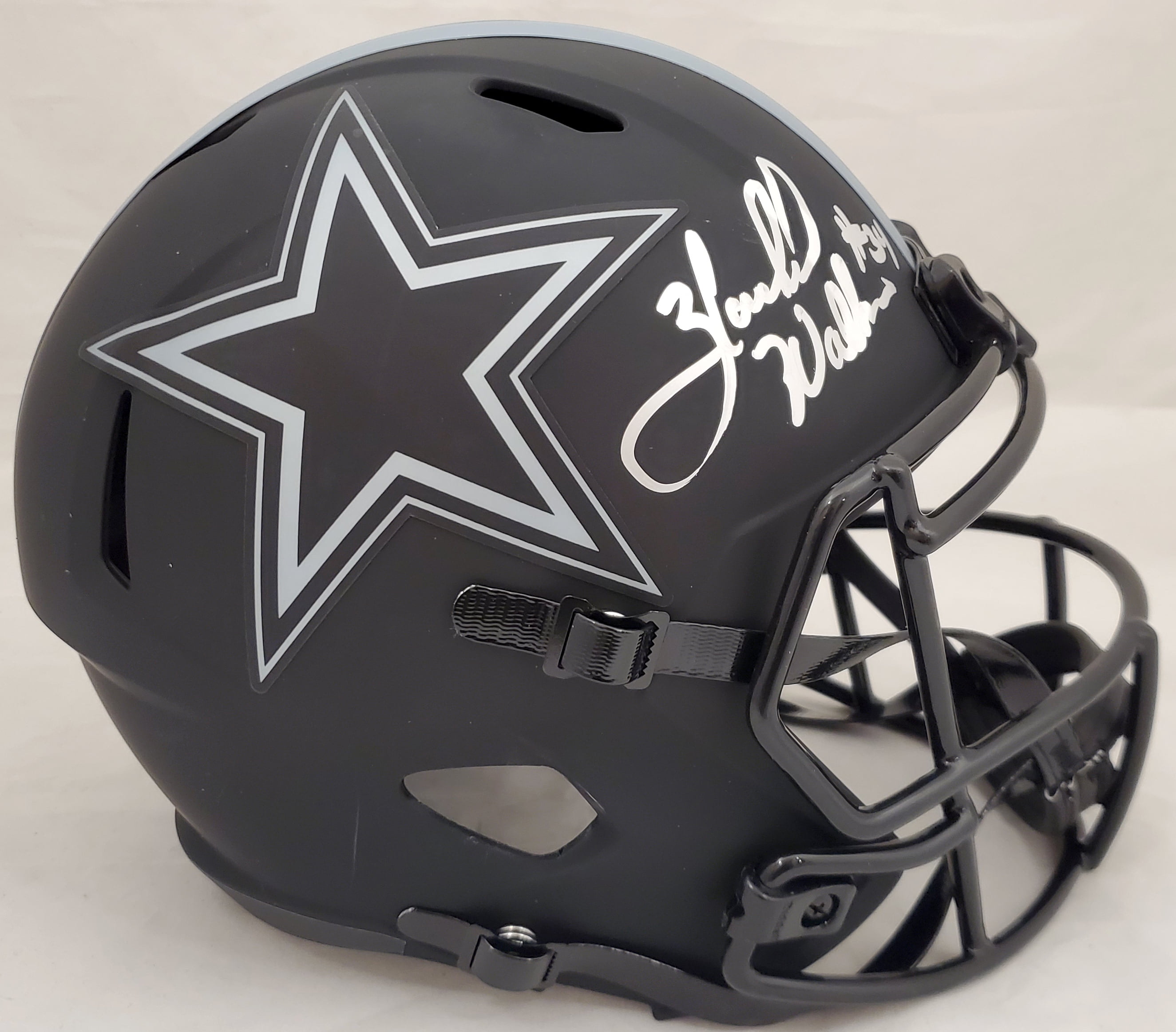 Herschel Walker Autographed Dallas Cowboys Eclipse Black Full Size ...