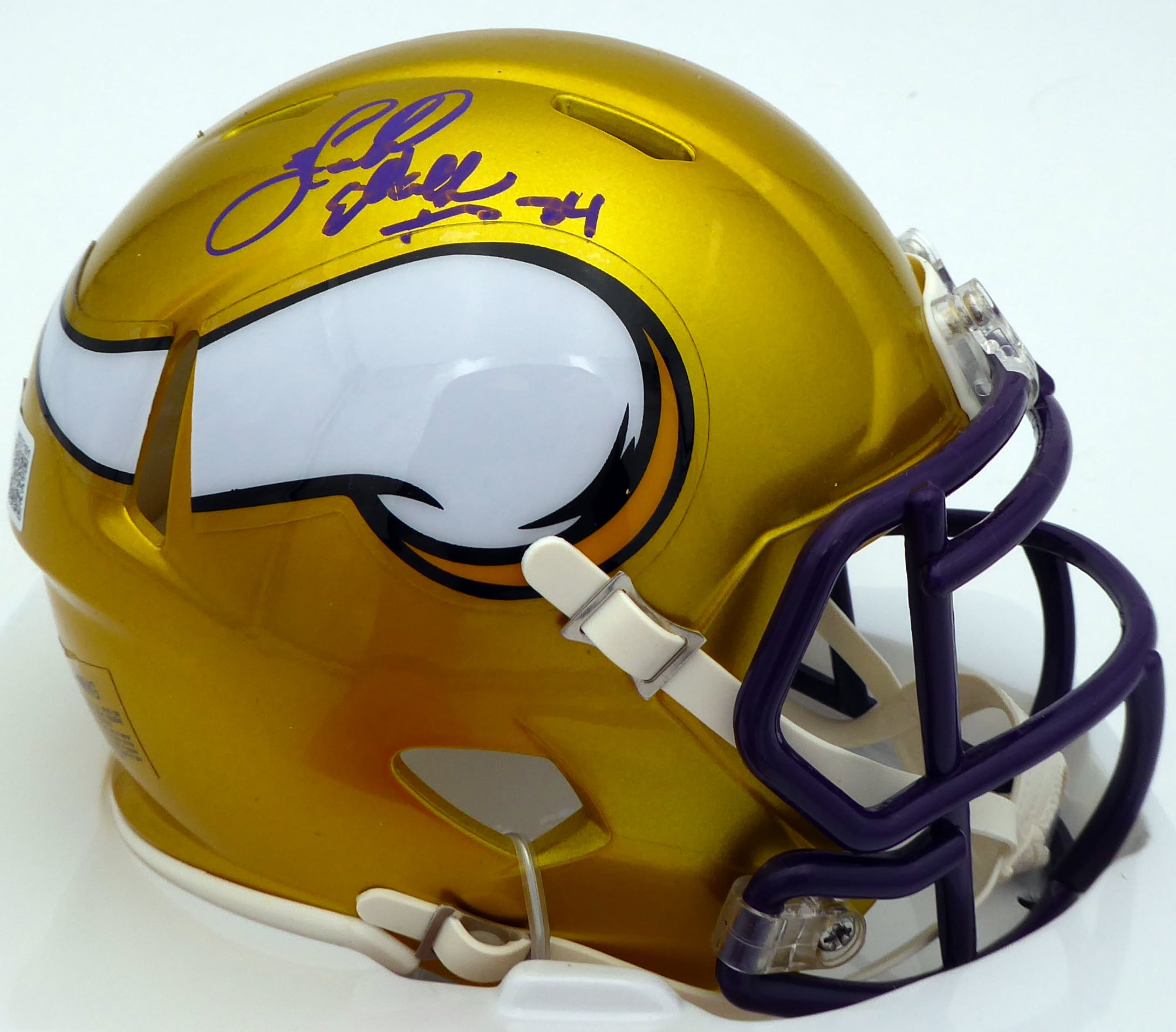 Herschel Walker Autographed Minnesota Vikings Yellow Flash Speed Mini ...