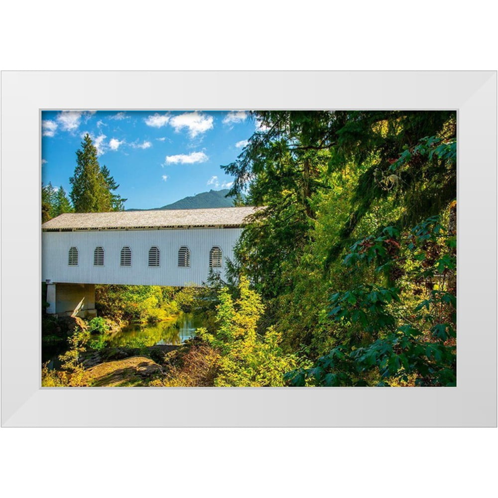 Hersen, Michel 24x17 White Modern Wood Framed Museum Art Print Titled ...