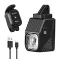 Hersfrd Led Bicycle Front Hanging Light Remote Control Rechargeable ...