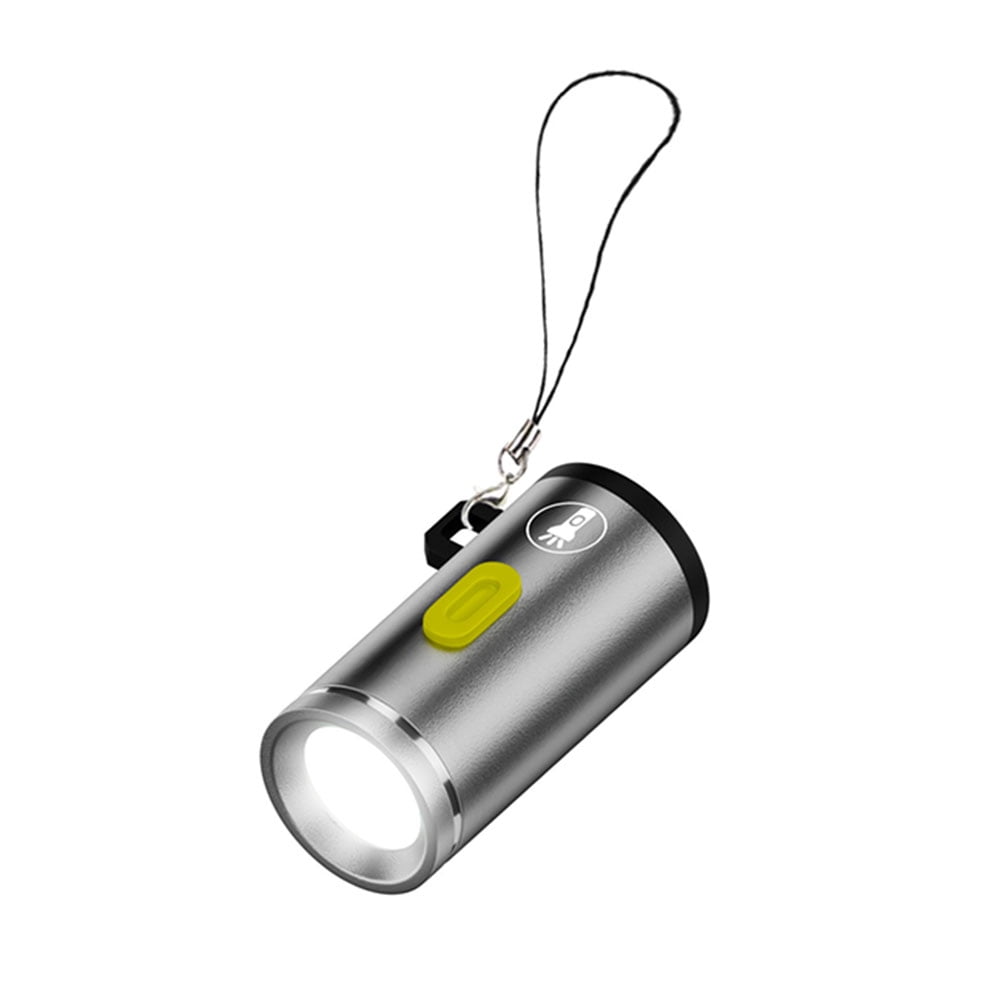 Hersfrd Led Handheld Mini Flashlight Type C Powered Torch for Outdoor ...