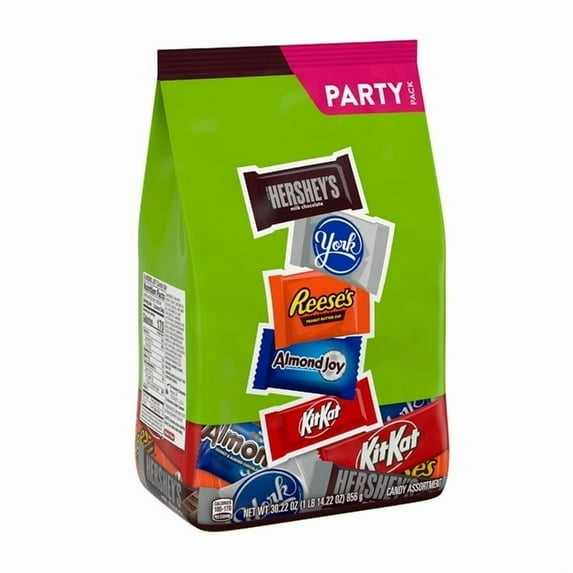 Hershey Assorted Chocolate Flavored Candy Party Pack, 30.22 oz (2 Bag ...
