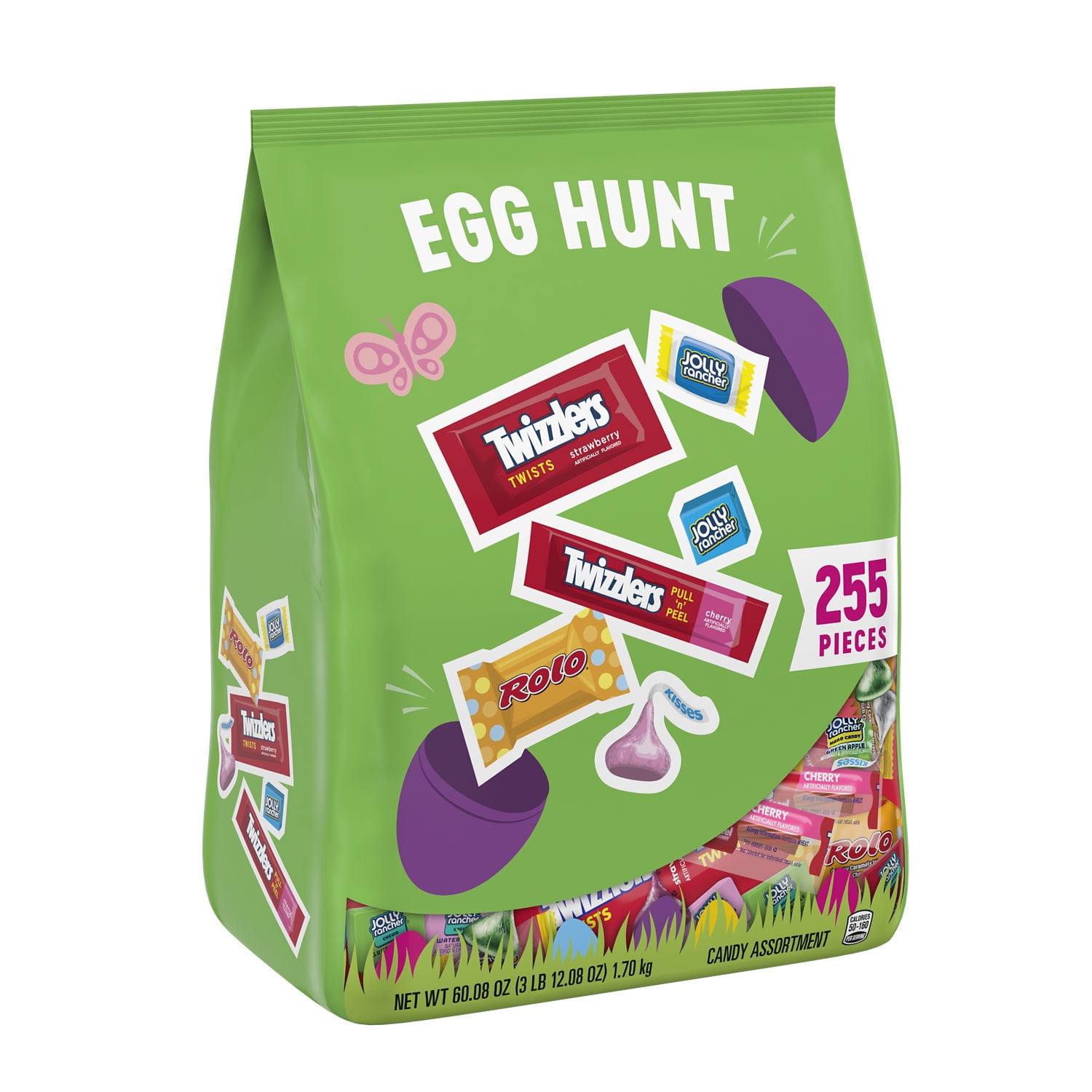 Hershey Assorted Flavored Easter Candy, Bulk Variety Bag 60.08 oz, 255 ...