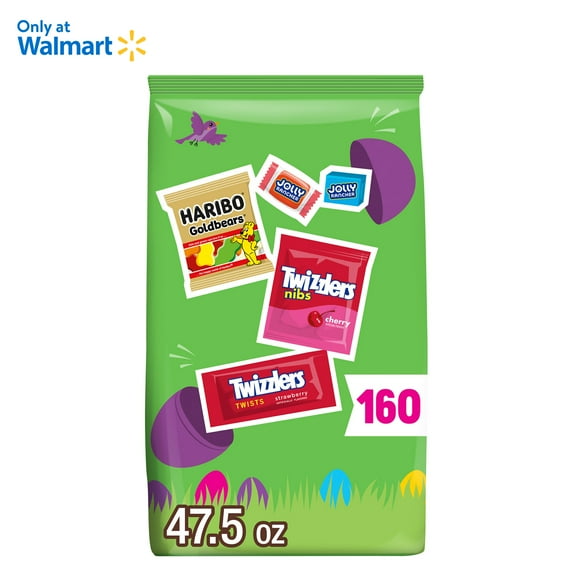 Hershey Assorted Fruit Flavored Easter Candy, Bulk Bag 47.5 oz, 160 ...