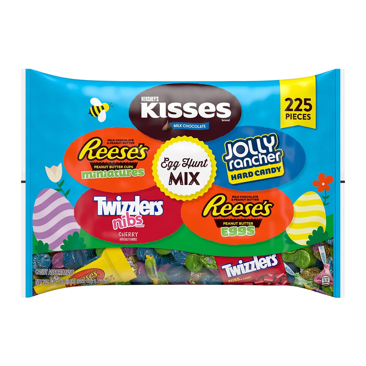 Hersheys Egg Hunt Mix Chocolate Easter Candy Assortment, 225 pcs ...