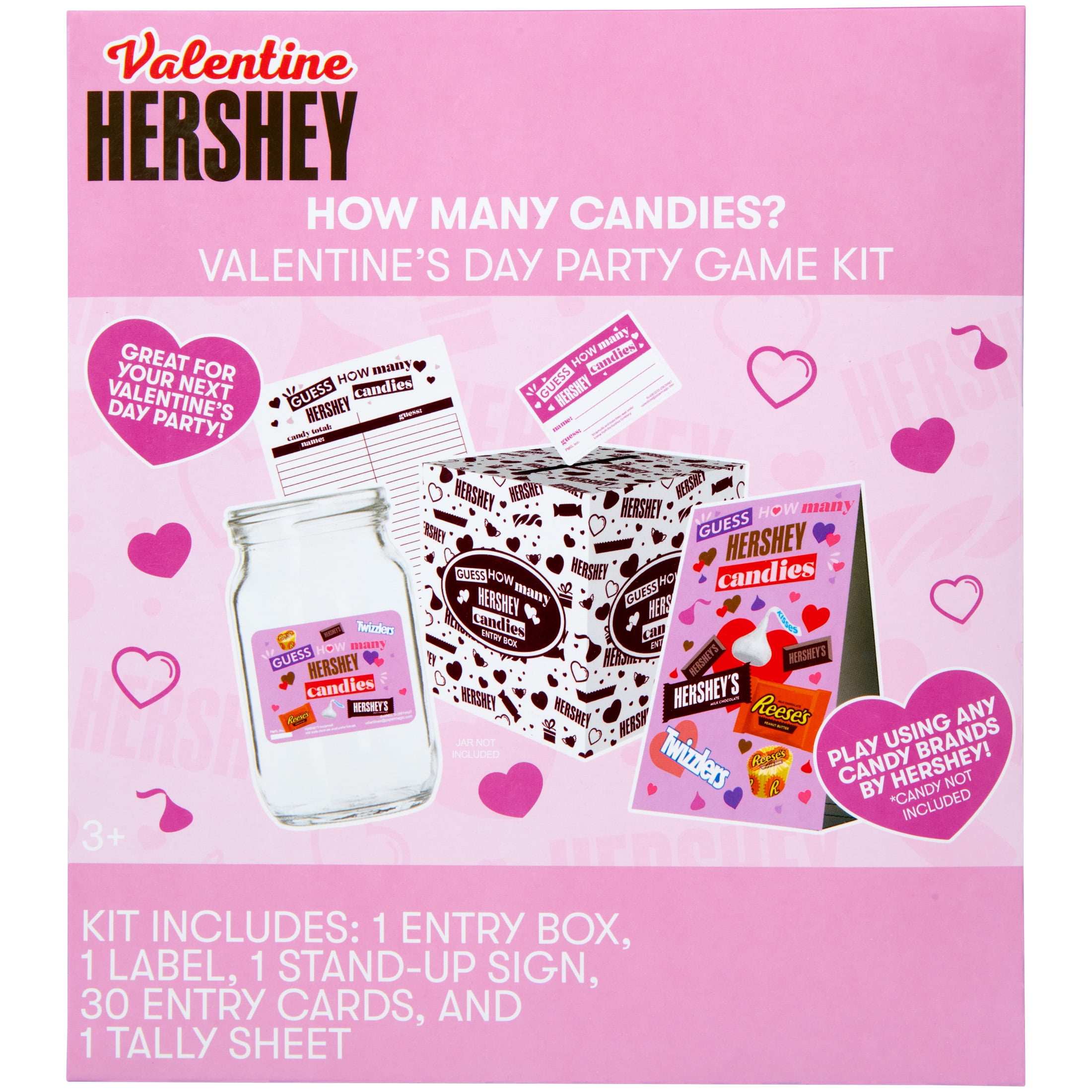 Hershey Kiss Guess Game, Valentine's Day, Party, Paper, 1 Game ...