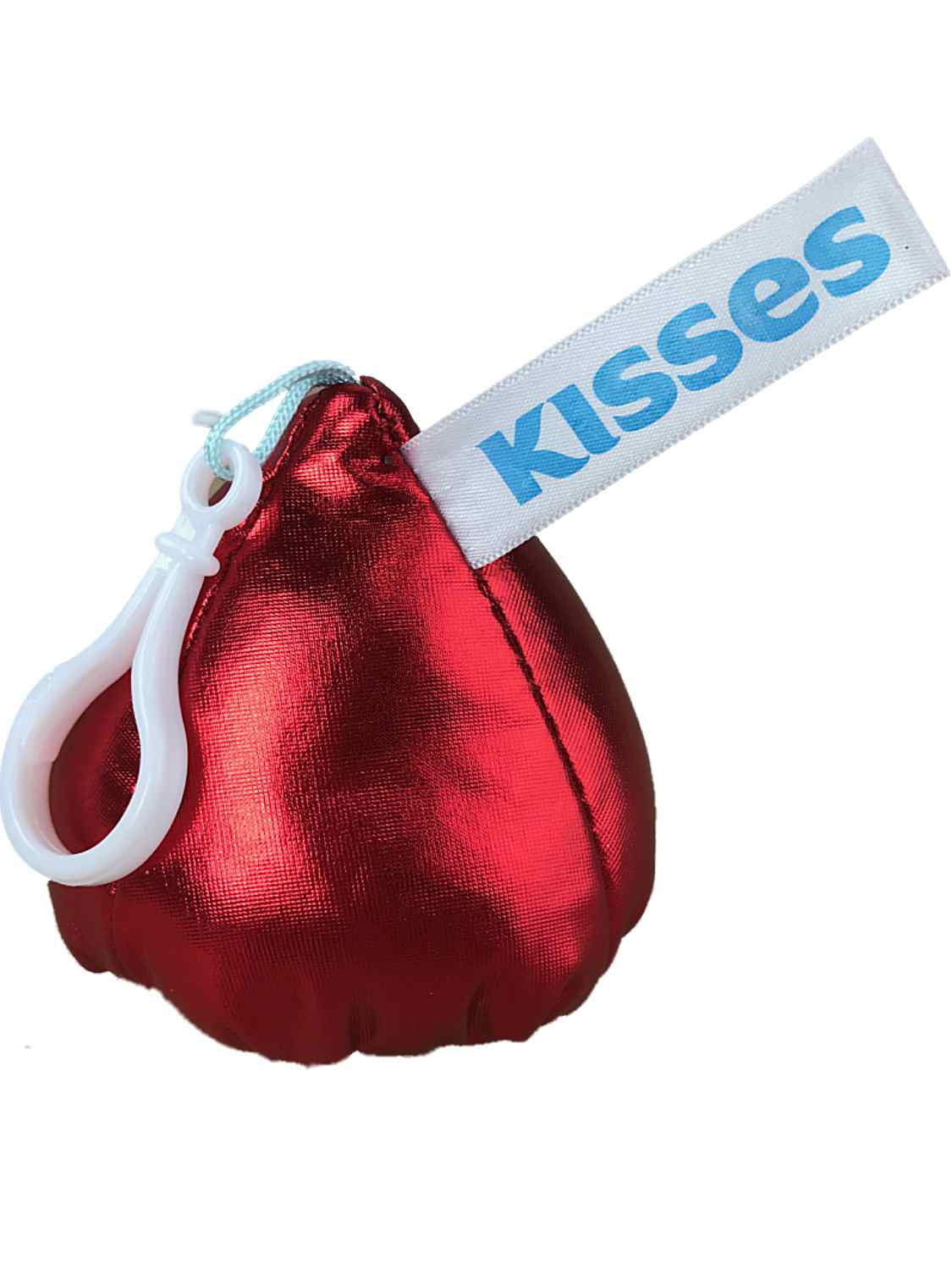 Hershey Kiss Shimmering Plush 3 inch Stuffed Red Valentine Kiss With ...