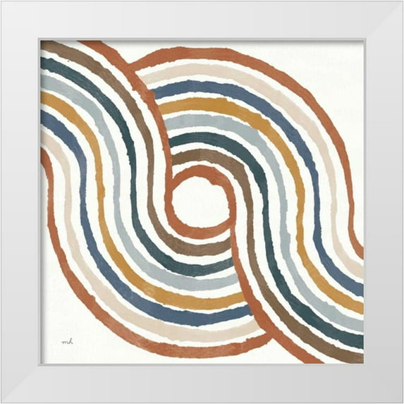 Hershey, Moira 12x12 White Modern Wood Framed Museum Art Print Titled ...