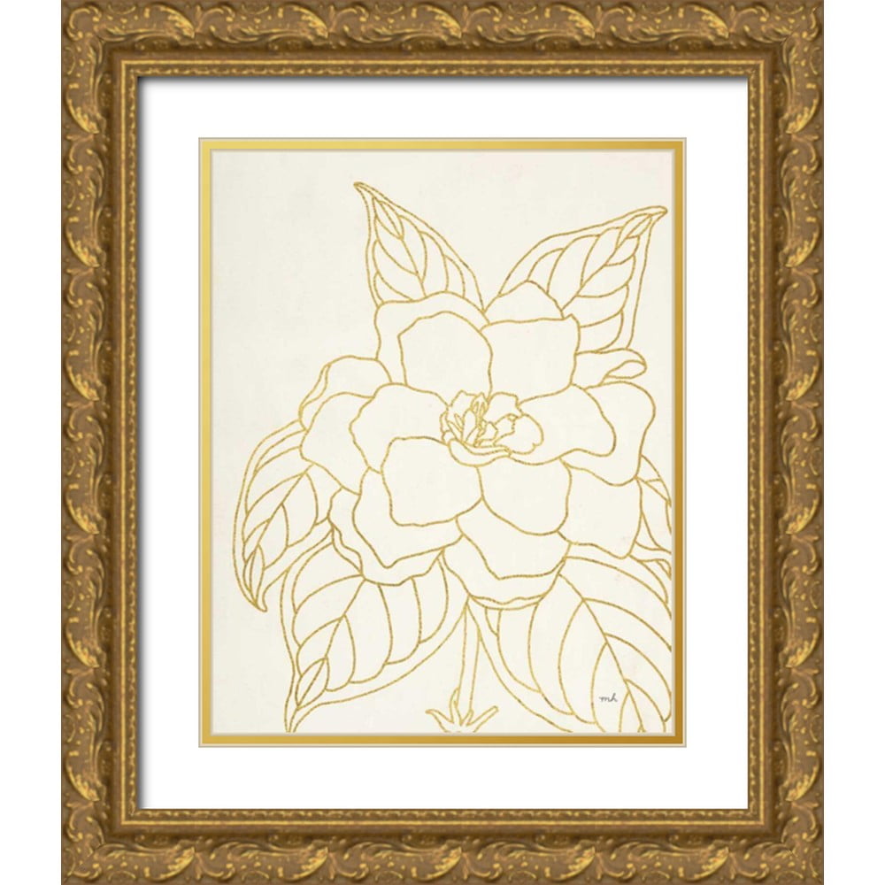 Hershey, Moira 12x14 Gold Ornate Wood Framed with Double Matting Museum ...