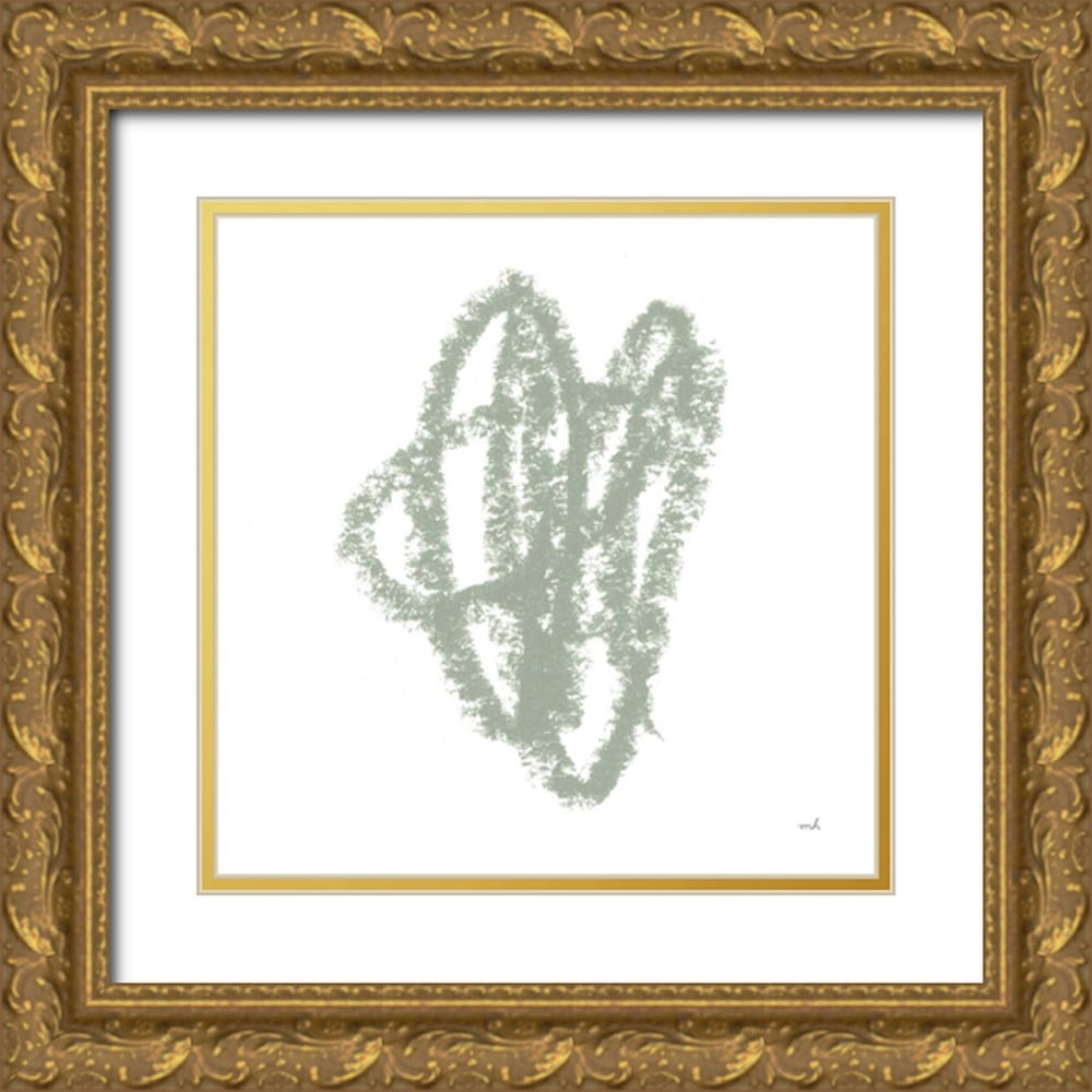 Hershey, Moira 15x15 Gold Ornate Wood Framed with Double Matting Museum ...