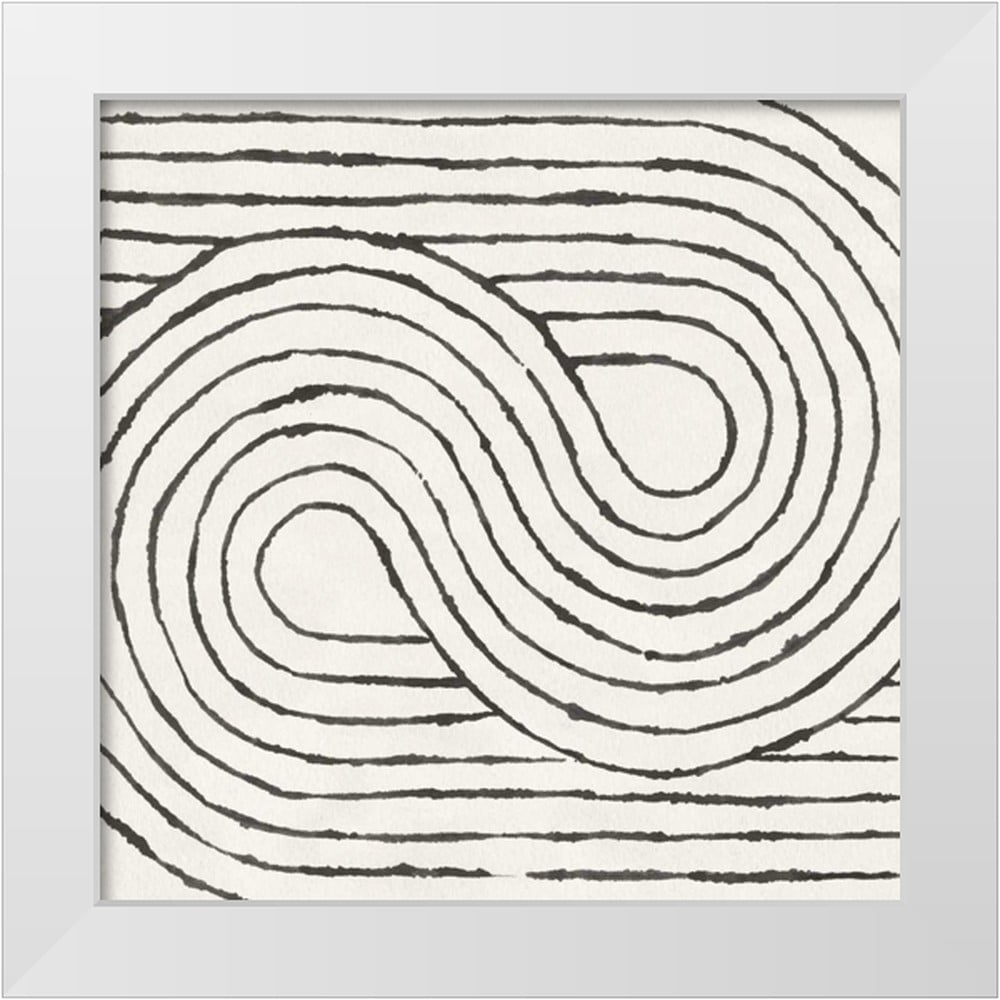 Hershey, Moira 15x15 White Modern Wood Framed Museum Art Print Titled ...