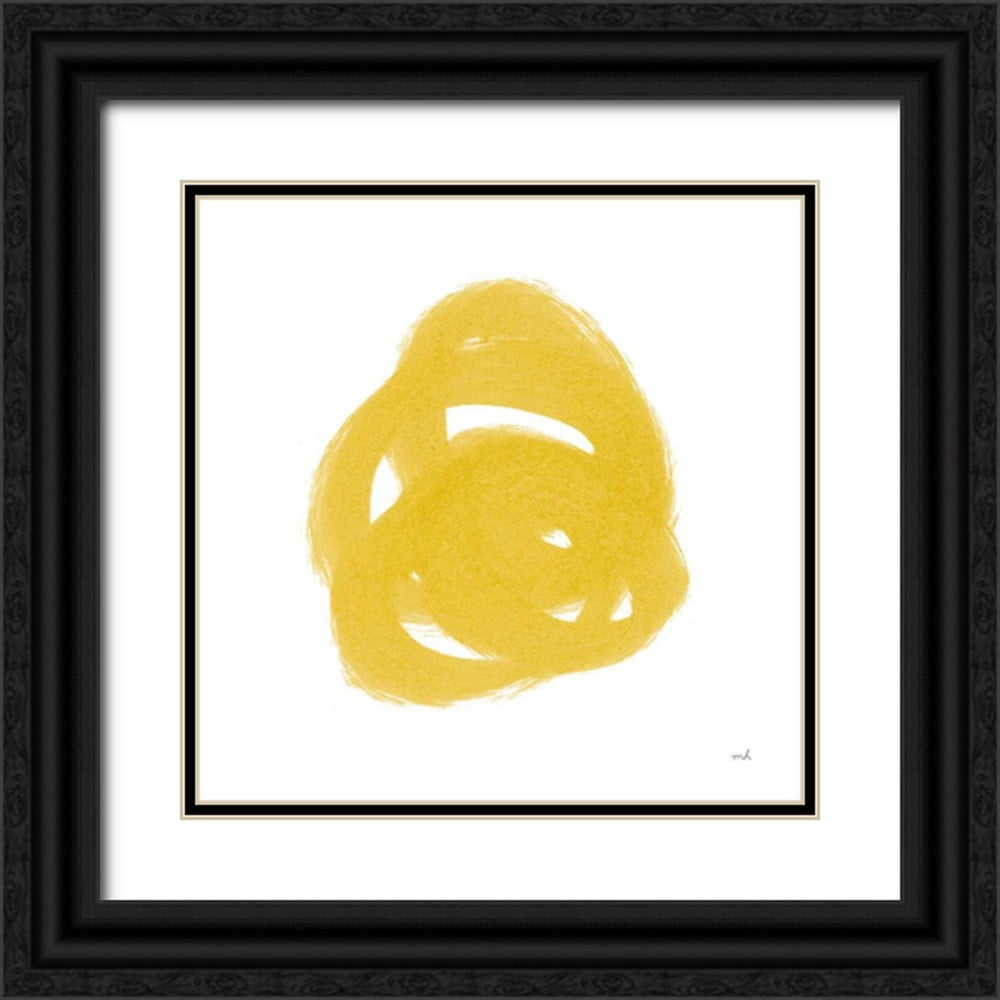 Hershey, Moira 20x20 Black Ornate Wood Framed with Double Matting ...