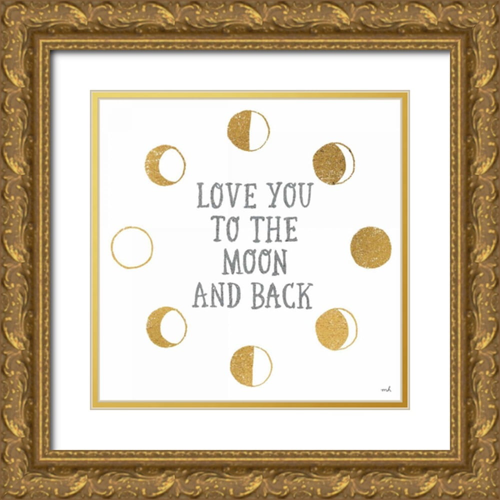 Hershey, Moira 20x20 Gold Ornate Wood Framed with Double Matting Museum ...