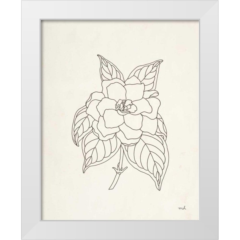 Hershey, Moira 20x24 White Modern Wood Framed Museum Art Print Titled ...