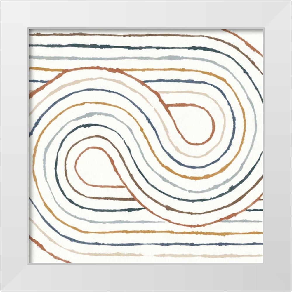 Hershey, Moira 26x26 White Modern Wood Framed Museum Art Print Titled ...