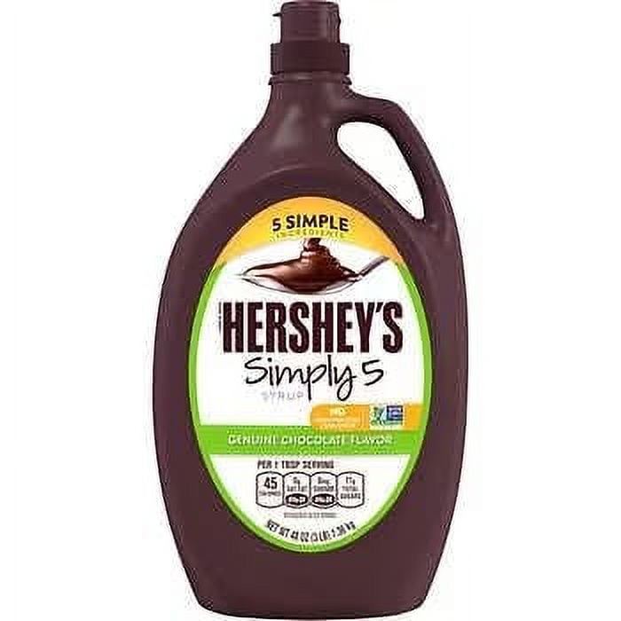 Hershey'S Simply 5 Genuine Chocolate Flavor Syrup ( 2 Pack) - Set Of 2 ...