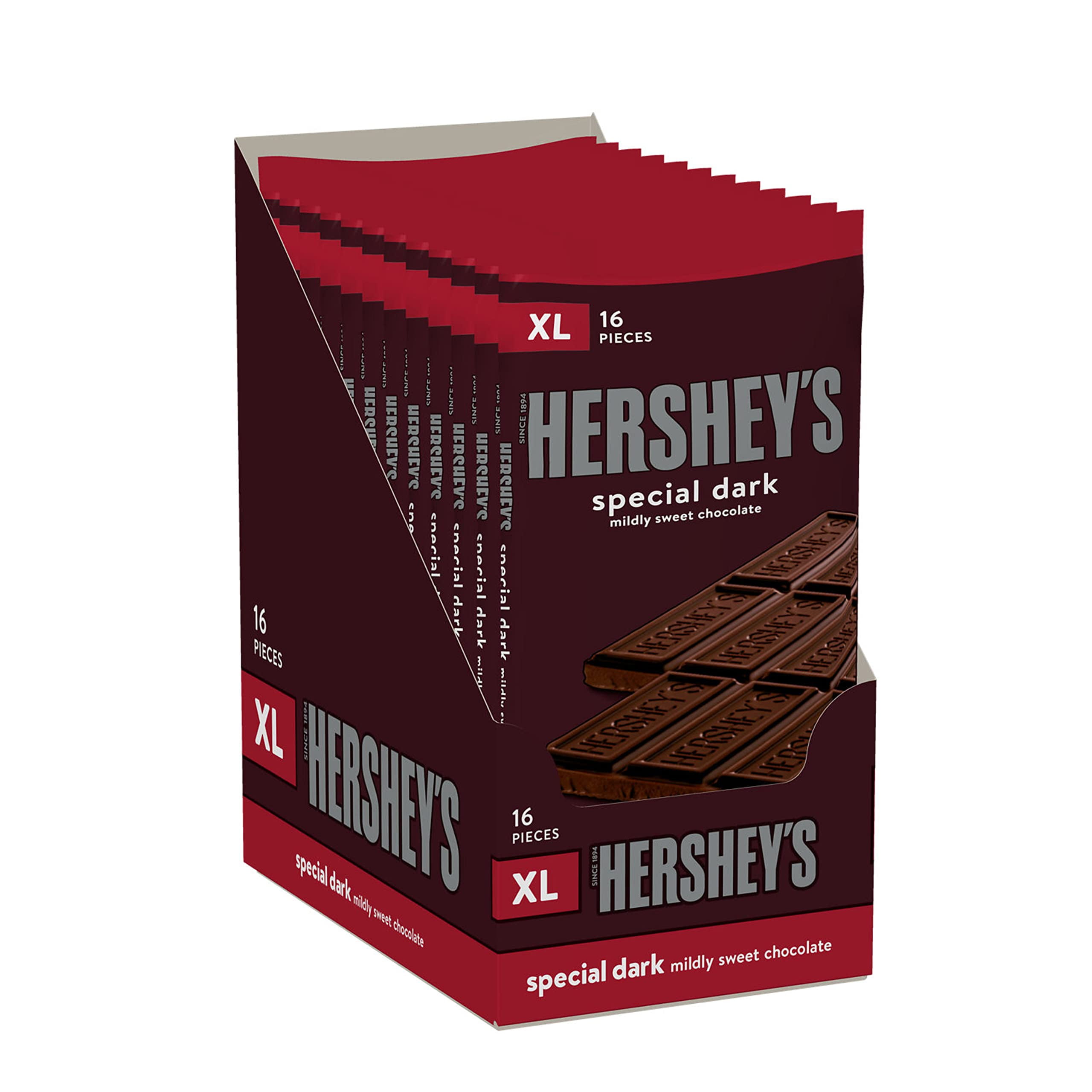 Hershey,S Special Dark Mildly Sweet Dark Chocolate Xl, Candy Bulk Pack ...