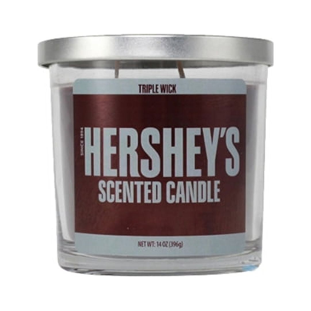 Hershey's Triple Wick Chocolate Scented Candle, 14 oz. | Ideal for ...