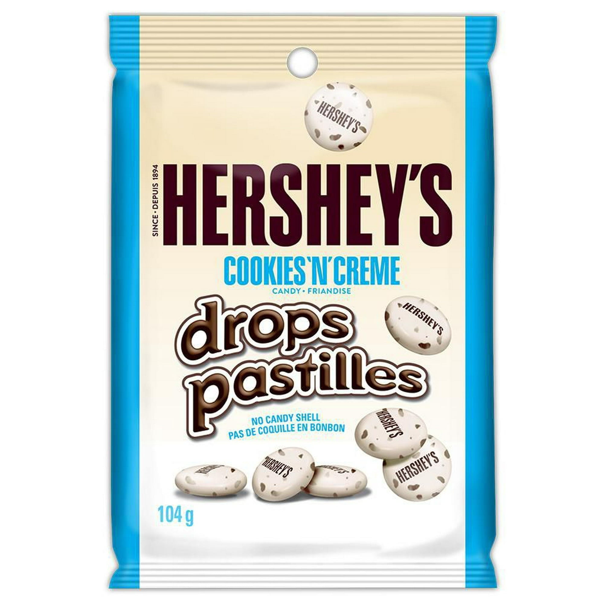 Hershey's Cookies 'N' Creme Drops Candy, 104g/3.7 oz., {Imported from Canada} - Walmart.com
