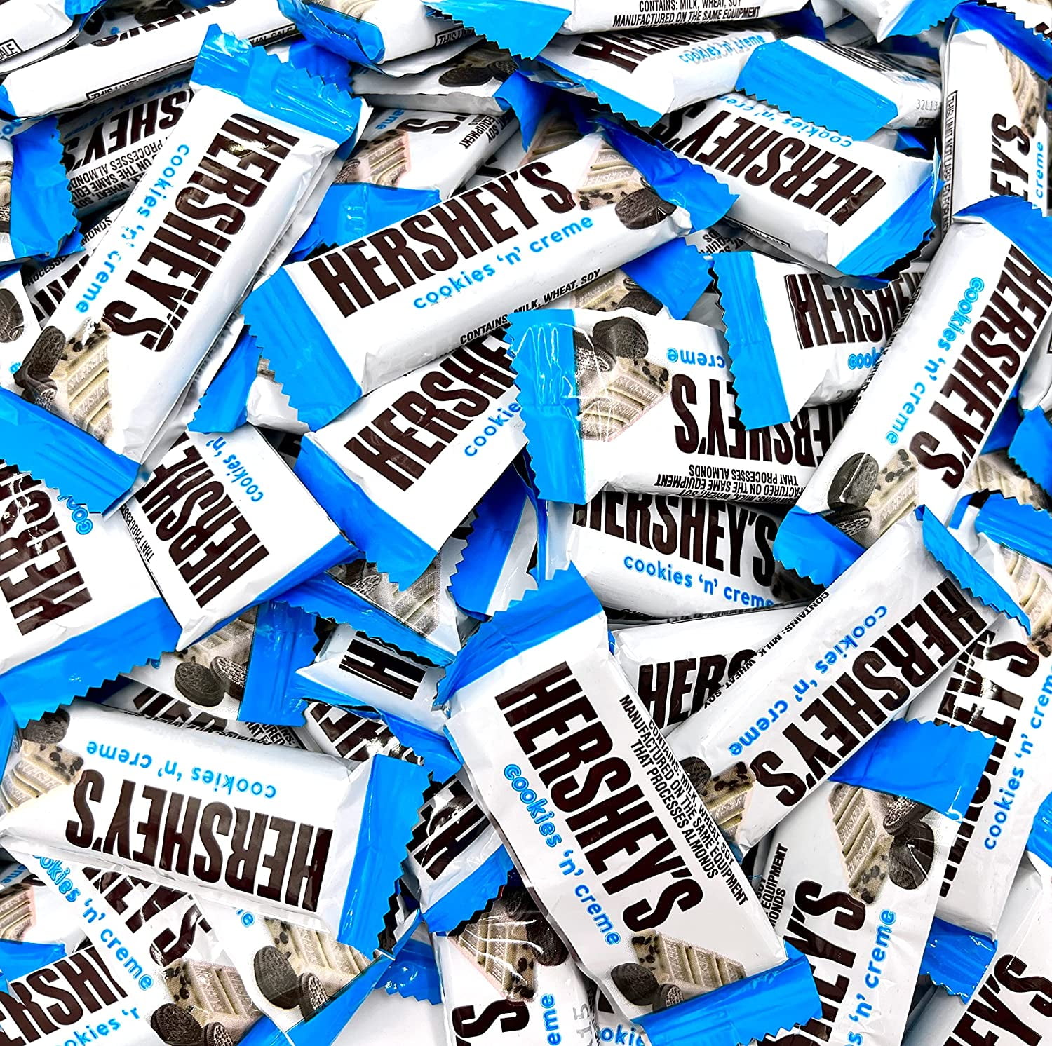 Laeta Food Hershey's Cookies 'n' Crème Snack Size Candy Bars, 2 Pounds ...