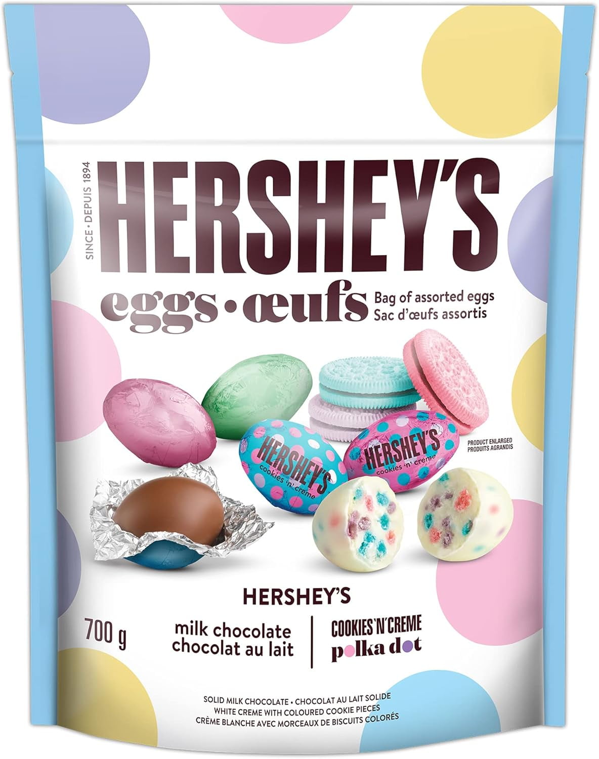 Hershey's Easter Chocolate Eggs, Milk Chocolate & Cookies 'n' Creme ...