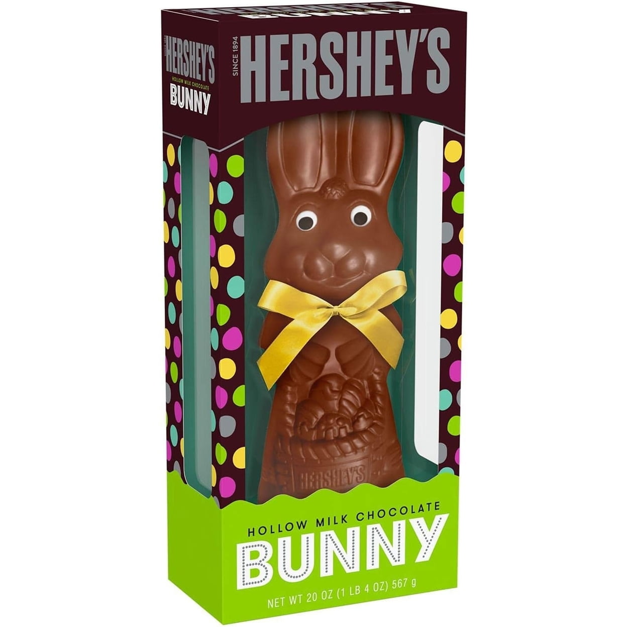Hershey's Easter Milk Chocolate Hollow Bunny Box (20 Ounce) - Walmart.com