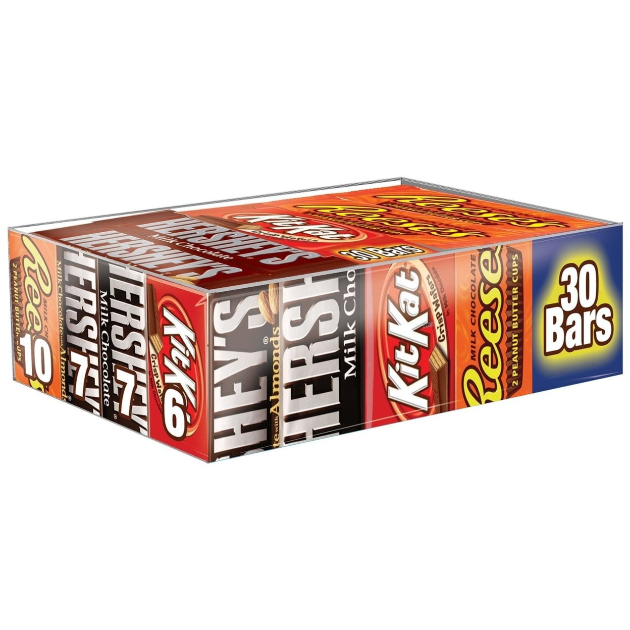 Hershey's Full Size Candy Variety Pack, 30 Count, Assorted Chocolate ...